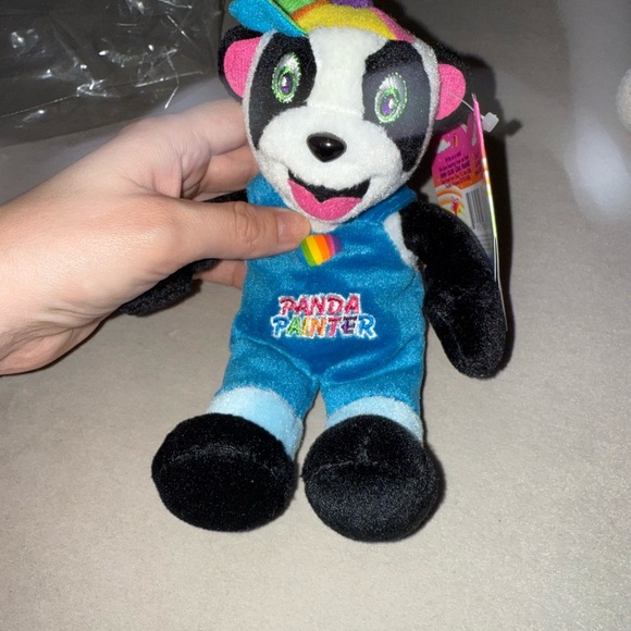 Lisa Frank | Toys | Nwt Vintage 9s Lisa Frank Panda Painter Plush Toy ...